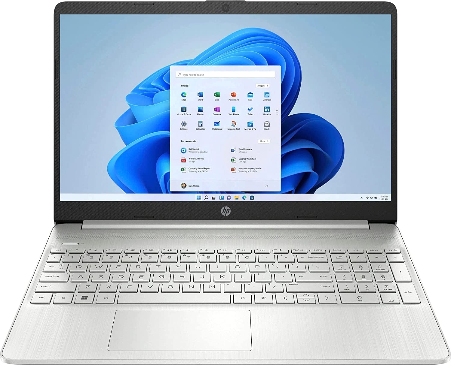 HP 2022 Notebook Laptop, 15.6" HD Touchscreen Display, Intel Core i5-1135G7, 16GB DDR4 RAM, 512GB PCIe SSD, Bluetooth, HDMI, Wi-Fi 5, Webcam, Win11, Silver, W/GaLiMu