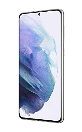 Samsung Galaxy S21+ Plus 5G, US Version, 128GB, Phantom Silver - Unlocked (Renewed)