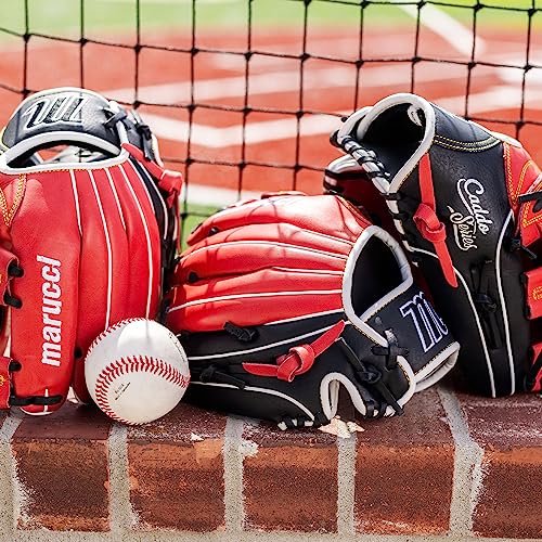 MARUCCI Caddo Series V2 Baseball Glove, 11.00" Single Post, Right Hand Throw, RED/Black