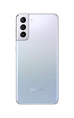 Samsung Galaxy S21+ Plus 5G, US Version, 128GB, Phantom Silver - Unlocked (Renewed)