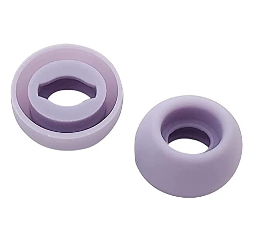 ALXCD Ear Tips Compatible with Galaxy Buds Pro Earbuds, S/M/L 3 Size 3 Pairs Silicone Replacement Eartips Earbuds Tips, Compatible with Galaxy Buds Pro SM-R190, 3 Pairs, Phantom Violet