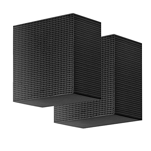 2 Pack Aquarium Cube Filter, Activated Carbon Aquarium for Ponds,Fish Tank,Stock Tank for Horses,4X4X2 Inch,eco Aquarium Water Purifier Cube.