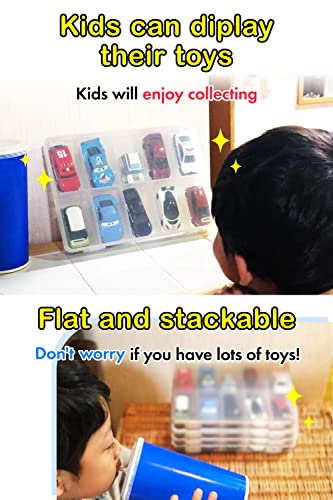 Someie Hot Wheels Tomica Car Organizers and Transparent Storage Carrying Box Max 10 Cars Capacity Display case Japan Made Durable and Safe (Box only)
