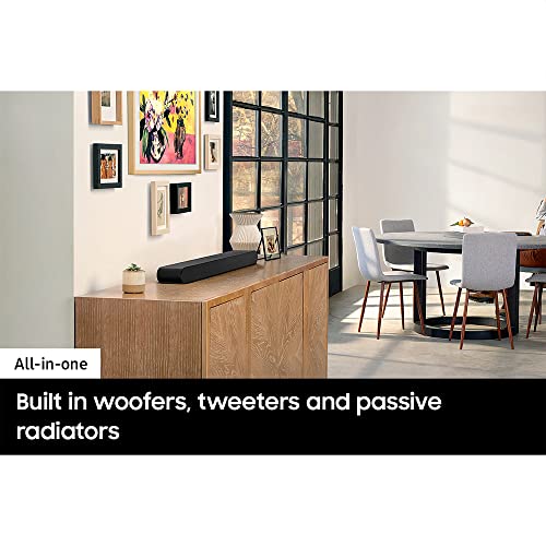 SAMSUNG HW-S50B/ZA 3.0ch All-in-One Soundbar with Dolby 5.1 DTS Virtual:X 2022 (Renewed) Bundle with 2 YR CPS Enhanced Protection Pack