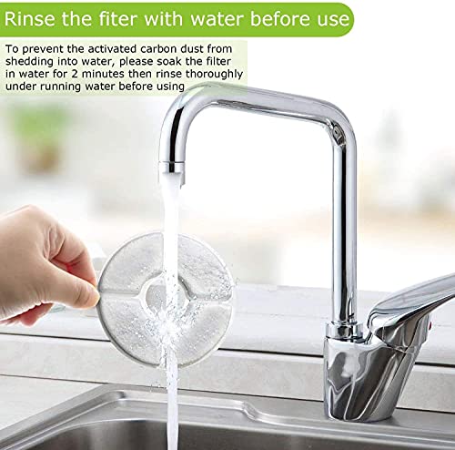 Bonve Pet Water Fountain Replacement Filter Set, 8Pack for 84oz/2.5L Automatic Pet Fountain Cat Water Fountain Dog Water Dispenser
