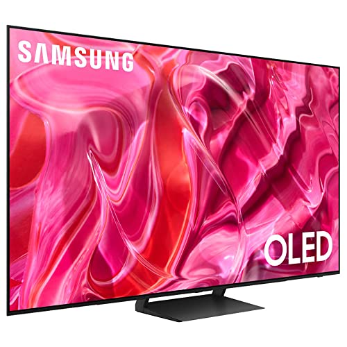 SAMSUNG QN55S90CA 55 Inch OLED 4K Smart TV Bundle HW-B650 3.1ch Soundbar with Dolby 5.1 DTS Virtual:X (2023 Model)