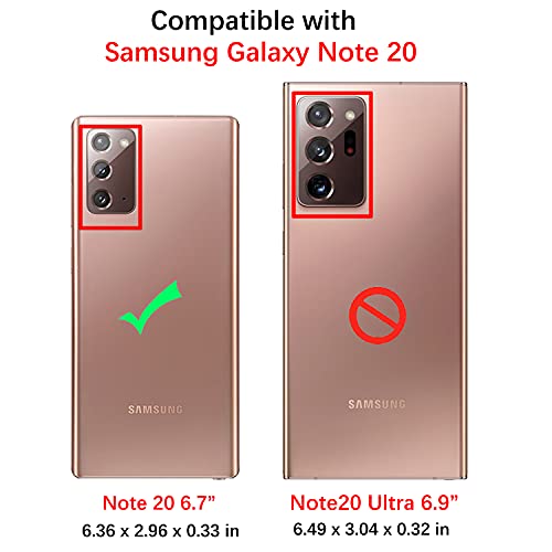 [Road Left] Crystal Clear Case for Galaxy Note 20 6.7 inch,Air-Bag Shockproof Protective Phone Case,Ultra Slim Flexible Soft TPU Cover for Samsung Galaxy Note 20 6.7"