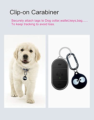 3 Pack Protective Case Compatible with Apple AirTag Cases, Cute Cartoon Silicone Protective Holder for AirTag Keychain, Pet,Luggage, Newest Design