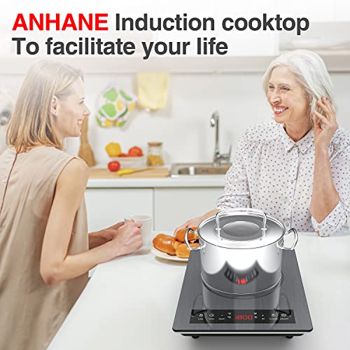 Portable Induction Cooktop, Countertop Burner Induction Hot Plate Electric for Cooking 1800W *2