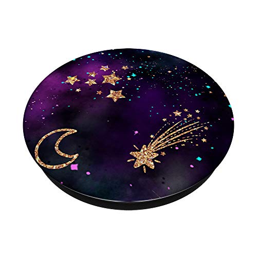 Galaxy Space in Yellow Cyan Purple Green Blue Black AEHP657 PopSockets PopGrip: Swappable Grip for Phones & Tablets