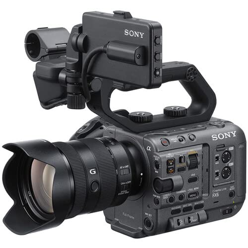 Sony FX6 Full-Frame Cinema Camera (Body Only) (ILME-FX6V) + Bag + Memory Wallet + Cleaning Kit - Starter Bundle (Renewed)