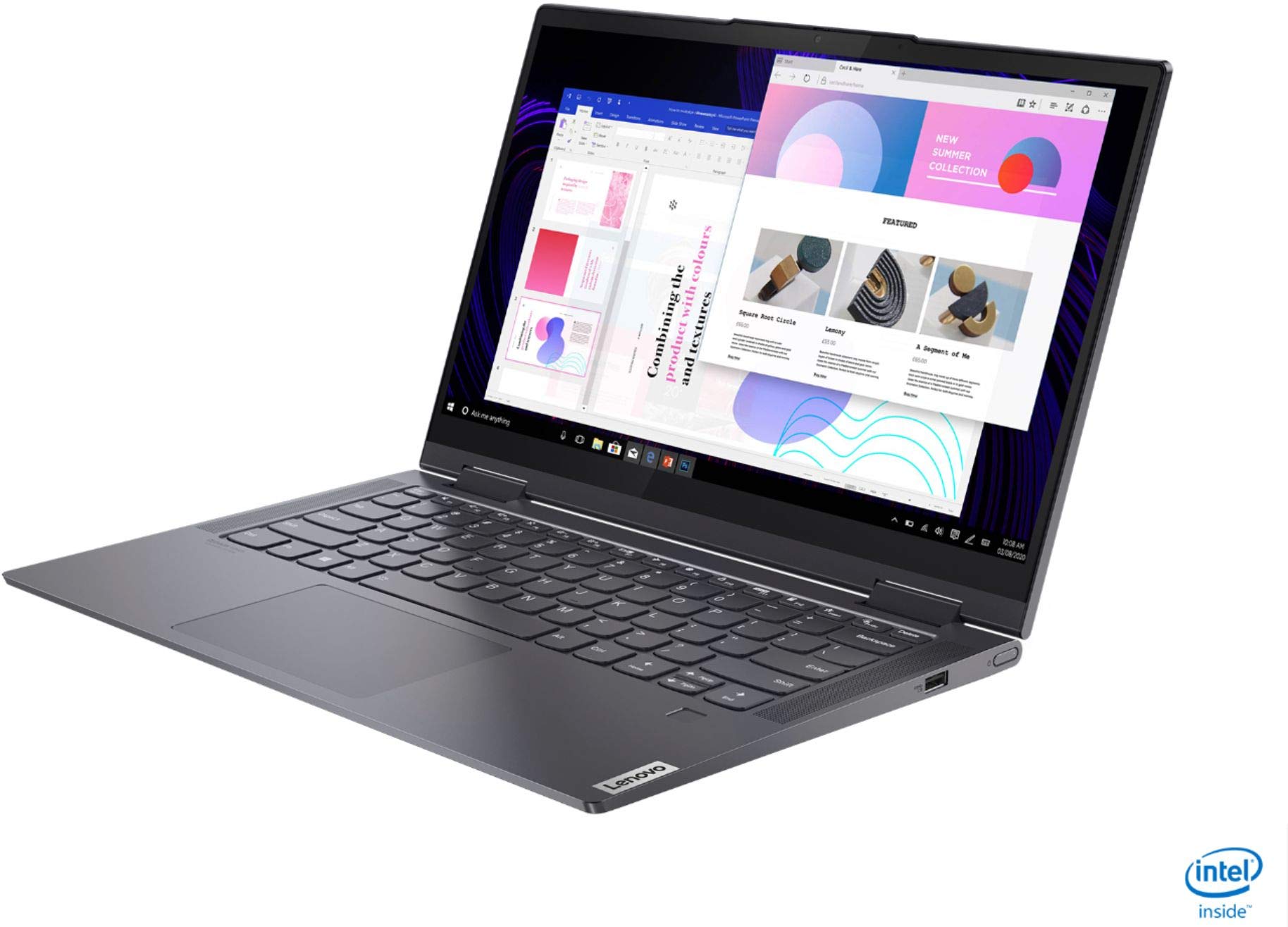 Lenovo Yoga 7i 2-in-1 Laptop 2022 | 14 inch FHD Touchscreen Intel EVO Platform | Intel Core i7-1165G7 Iris Xe Graphics 12GB DDR4 1TB SSD | WiFi 6 Thunderbolt 4.0 Backlit Fingerprint | Win 10 Pro
