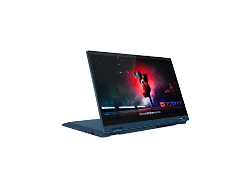 Lenovo IdeaPad Flex 5 14" FHD Touchscreen Convertible 2 in 1 Laptop, AMD Ryzen 3 5300U, 4GB RAM, 128GB SSD, Abyss Blue, Windows 11 S, 32GB Hotface USB Card