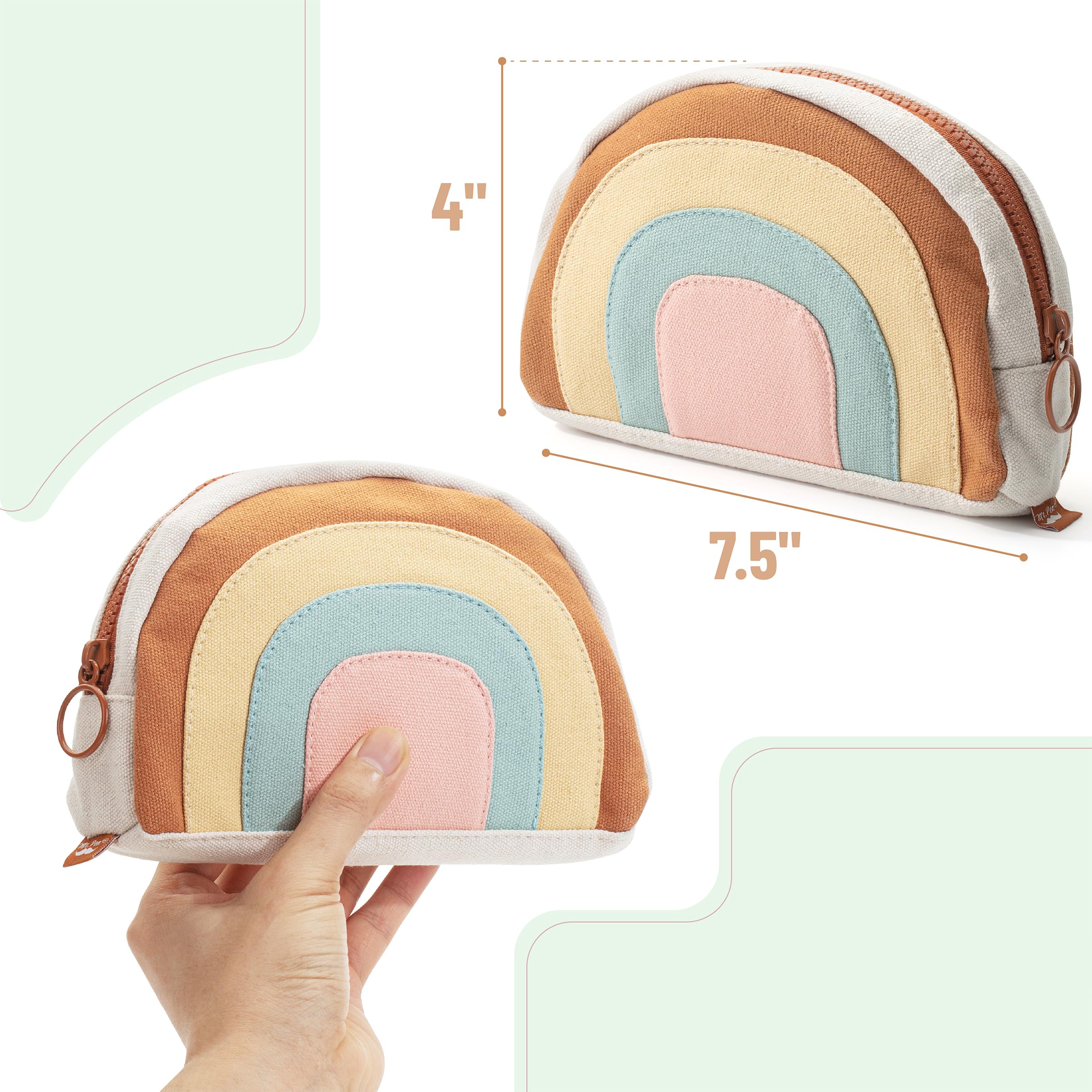 Mr. Pen- Boho Pencil Case, Large Capacity Pencil Pouch, Pencil Bag, Pen Case, Pen Pouch, Pen Bag, Pencil Pouches, Pencil Bags, Rainbow Pencil Case, School Pencil Case, College Pencil Case