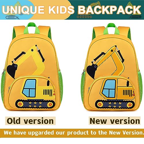LOIDOU Toddler Backpack Boys 15 Inch Kids Preschool Kindergarten School Backpack Book Bag for Daycare Nursery Travel with Chest Strap,Fits 3 to 8 years old