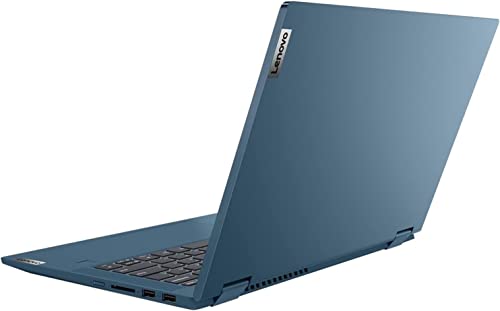 Lenovo IdeaPad Flex 5 14" FHD Touchscreen Convertible 2 in 1 Laptop, AMD Ryzen 3 5300U, 4GB RAM, 128GB SSD, Abyss Blue, Windows 11 S, 32GB Hotface USB Card