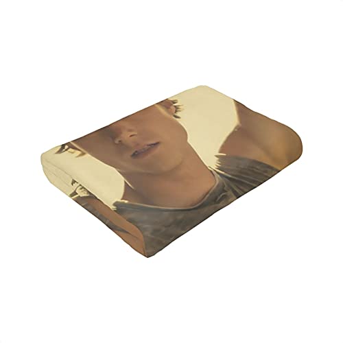 Rudy Pankow J.J. Maybank Soft and Comfortable Wool Fleece Throw Blankets Yoga Blanket Beach Blanket Suitable for Home and Tourist Camping (80"x60")