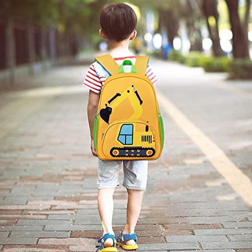 LOIDOU Toddler Backpack Boys 15 Inch Kids Preschool Kindergarten School Backpack Book Bag for Daycare Nursery Travel with Chest Strap,Fits 3 to 8 years old