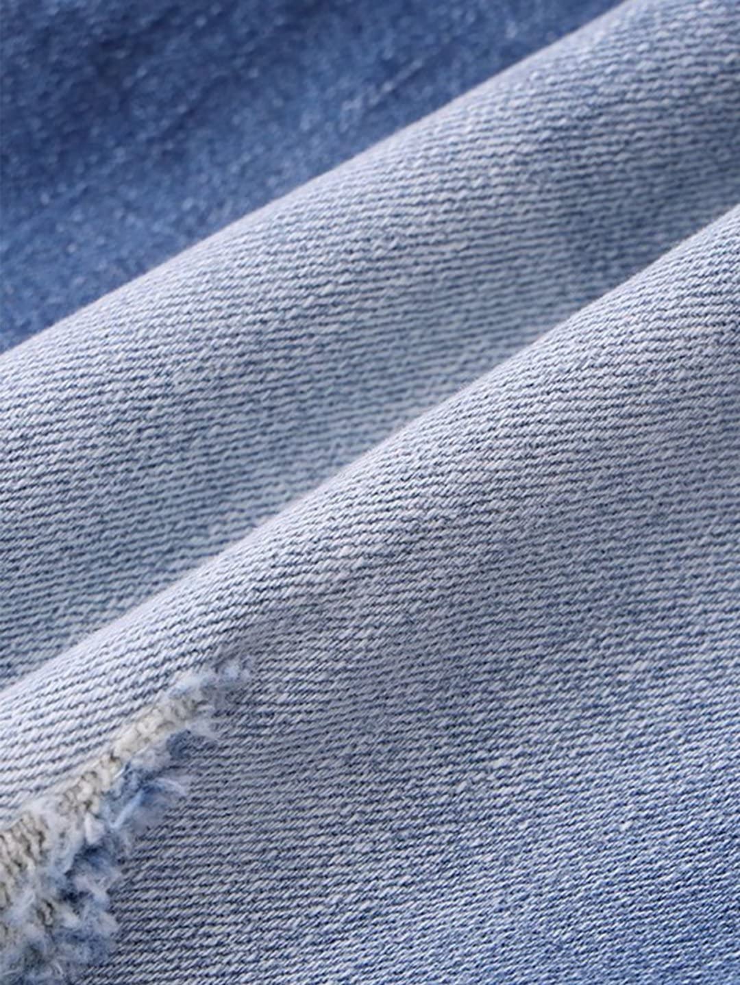 Flamingals Skinny Jeans for Women Mid Rise Stretchy Ripped Jeggings Distressed Sexy Curvy Trendy Denim Jeans Blue M