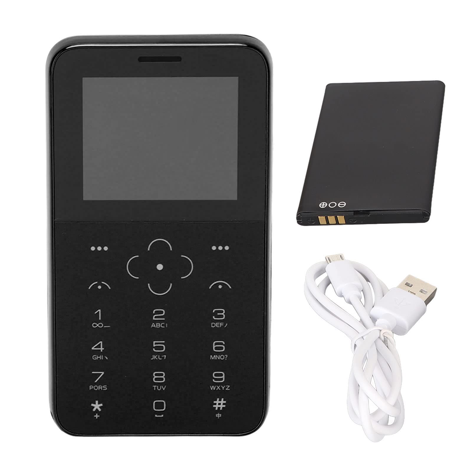 GSM Unlocked Mobile Phone, Unlocked Cell Phone for Seniors Kids Students, 1.8in Screen Simple Phone, Dual SIM Card 2G Cellphone,1400mAh Pocket Cellphone (Fantasy Night Black)