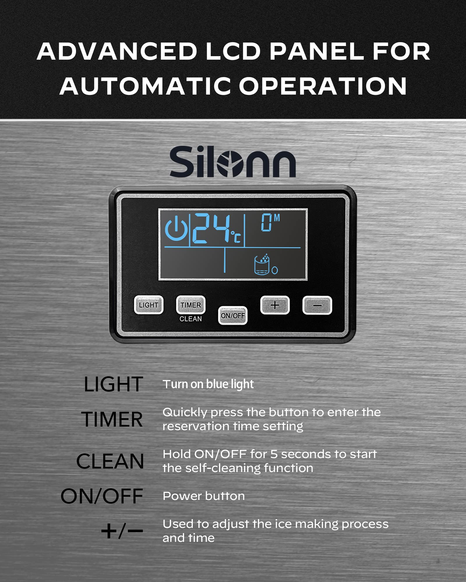 Silonn Commercial Ice Maker