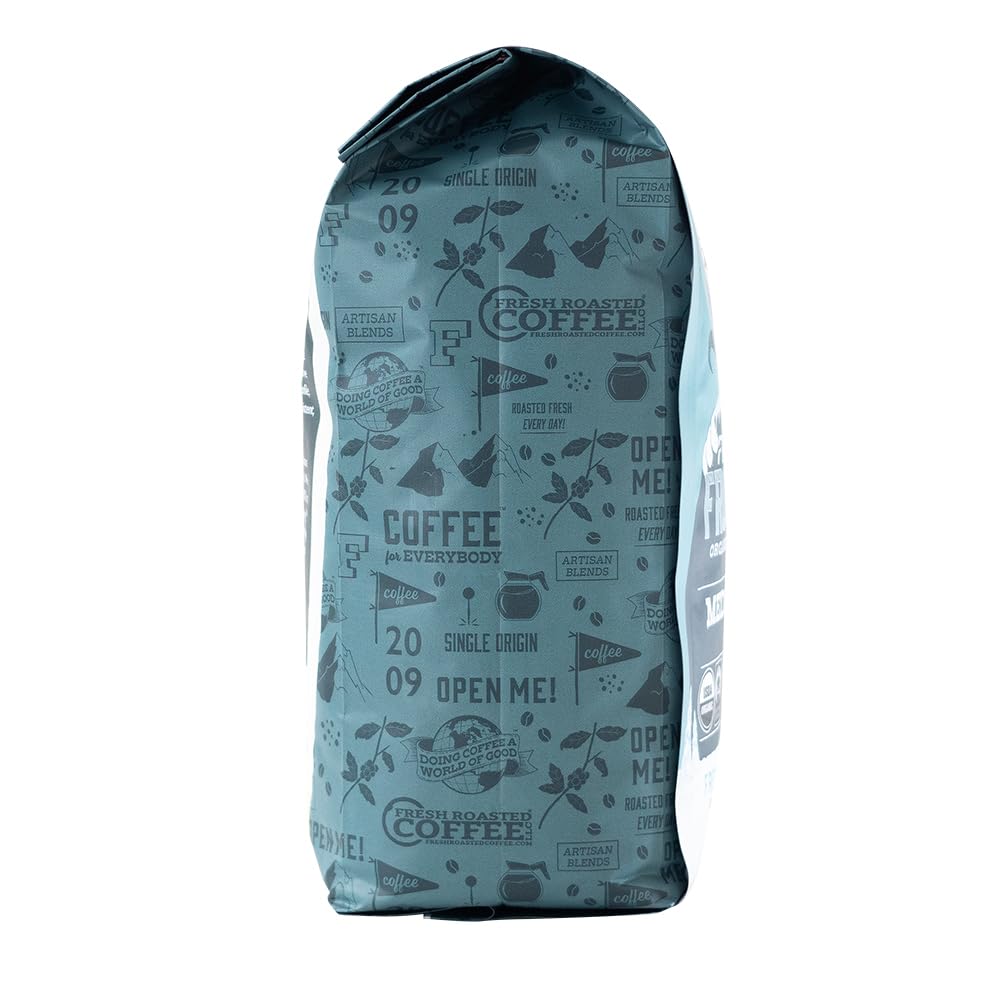 Fresh Roasted Coffee, Organic Frostbite Cold Brew, 2 lb (32 oz), Medium Roast, Mold & Mycotoxin Tested Kosher, Coarse Grind