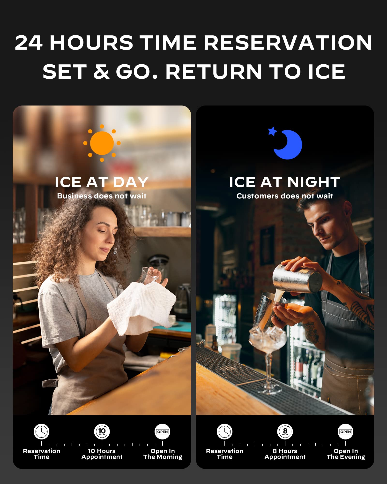 Silonn Commercial Ice Maker