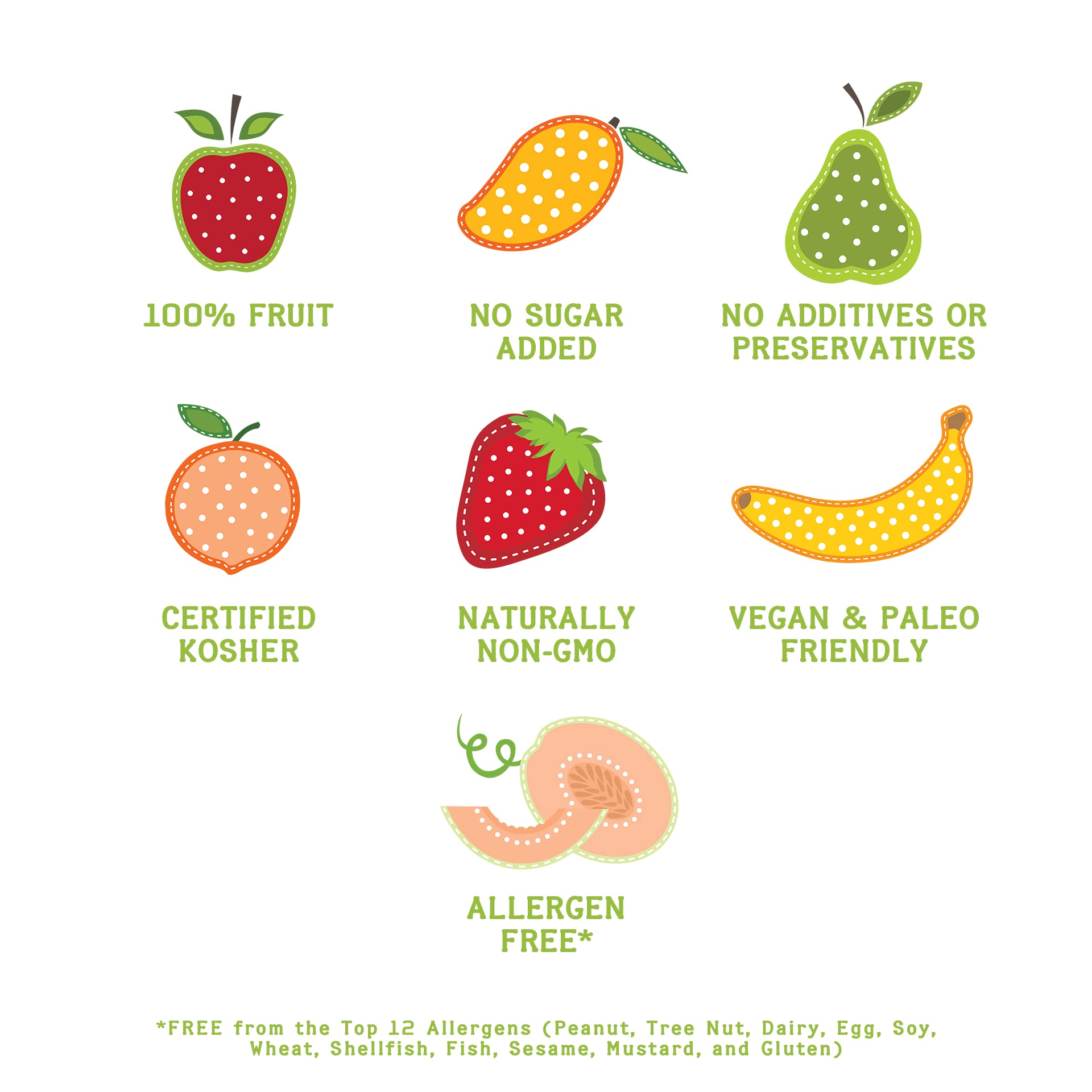 Nature’s Turn Freeze-Dried Fruit Snacks, Superfruit Variety, Pack of 16 (0.53 oz Each)