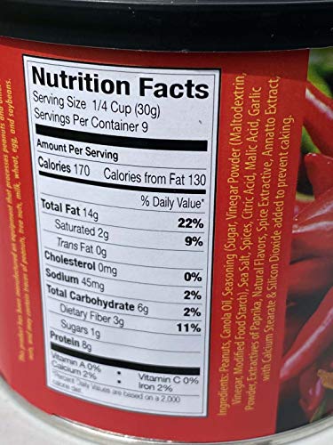 Spicy Sriracha 10oz cans Gillespie's Peanuts grown on our family farm! (3 Cans)
