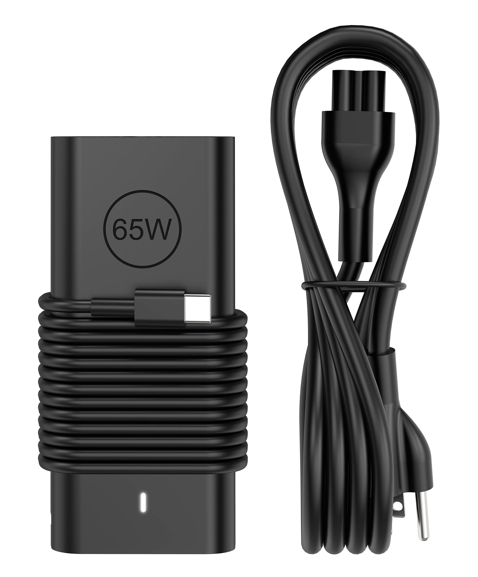 New Rugged Slim 65W USB C Laptop Charger Compatible with Dell Chromebook 3100 XPS 12 13,Dell Pro 13 14 16,Latitude 3000 5000 Series,Dell Laptop Charger LA65NM190,0WMDHR,Type C AC Power Adapter​