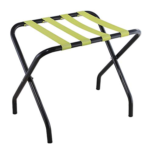 Folding Luggage Rack, Suitcase Bracket, Metal Luggage Storage Shelf - Suitable for Hotels, Bedrooms and Travel (A)