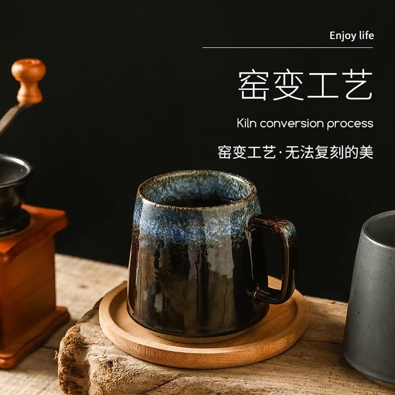 Madi Kay Designs Japanese retro cup afternoon tea light luxury cup ceramic coffee cup tableware water cup drinking utensils kitchen dining bar home gardening日式复古杯下午茶轻奢杯陶瓷咖啡杯餐具水杯饮具厨房餐吧家居园艺
