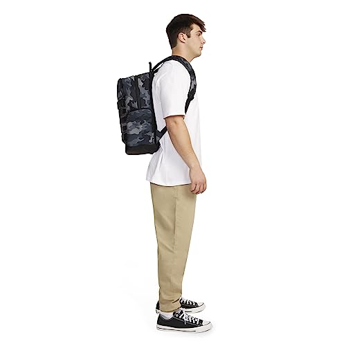 Hurley Mens Skateboard Backpack, Grey Camo, One Size