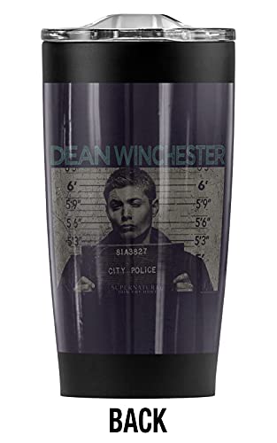 Logovision Supernatural Dean Stainless Steel Tumbler 20 oz Coffee Travel Mug/Cup, Vacuum Insulated & Double Wall with Leakproof Sliding Lid | Great for Hot Drinks and Cold Beverages