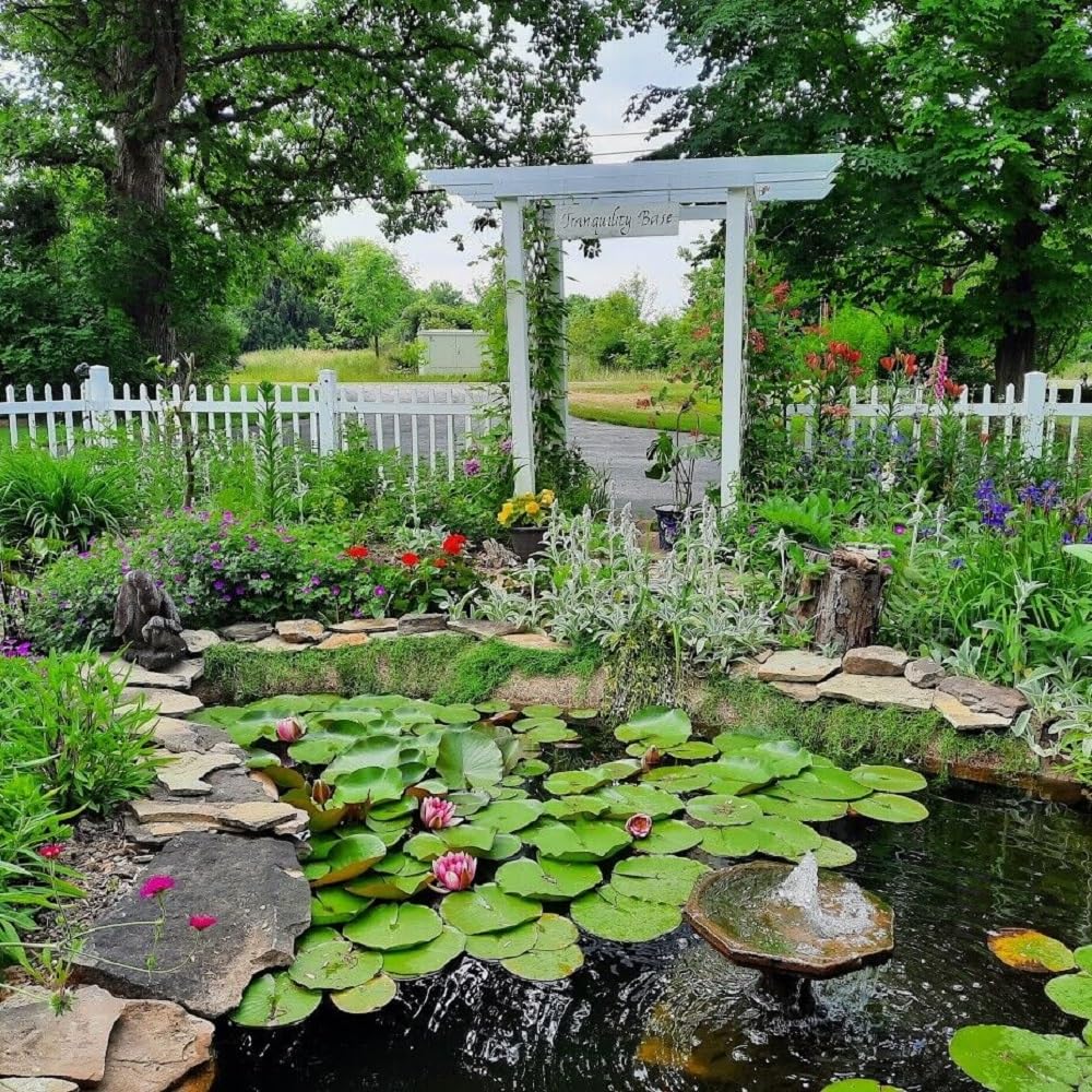 PondH2o Natural Stone Pond Liner, Decorative Water Garden Koi Fish Pond Lining Real Gravel 1.3 Feet x 16.5 Feet (0.4m x 5m), Backyard Pond Liner Border