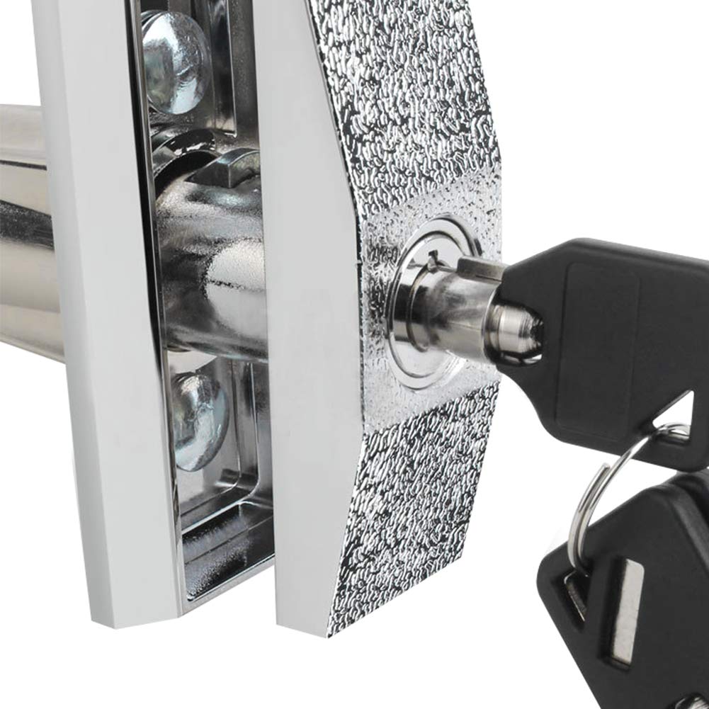 Vending Machine Lock with 3 Keys, Zinc Alloy Box Lock Cylinder for Automatic Selling Machines, Industrial , Candy Gumball Machine