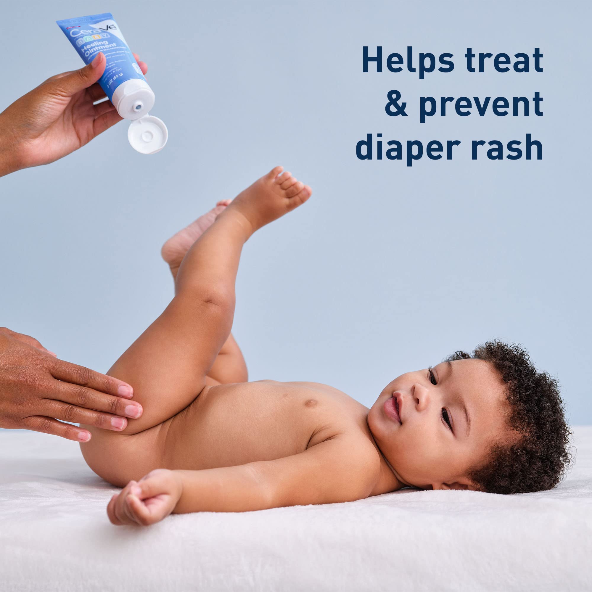 CeraVe Baby Moisturizing Cream + Healing Ointment Bundle | Gentle Skincare