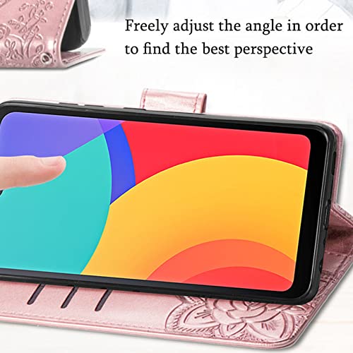HUANGTAOLI Mobile Phone Case for Samsung Galaxy S9 Plus, Butterfly Embossed PU Leather Wallet Phone Cover for Samsung Galaxy S9 Plus