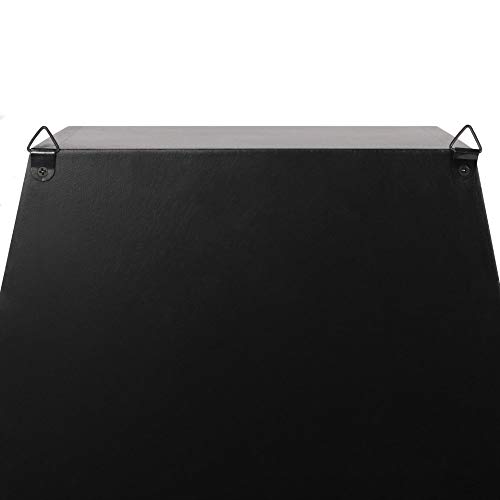 Ebros Gothic Graveyard Creepy Oddity Light Duty Black Coffin Casket Shelving Display Wall Hanging Floating MDF Wood Shelf with 3 Tiers 19.5" Tall 9.5" Wide Dead Alchemy Home Office Room Accent