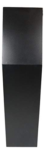 Ebros Gothic Graveyard Creepy Oddity Light Duty Black Coffin Casket Shelving Display Wall Hanging Floating MDF Wood Shelf with 3 Tiers 19.5" Tall 9.5" Wide Dead Alchemy Home Office Room Accent