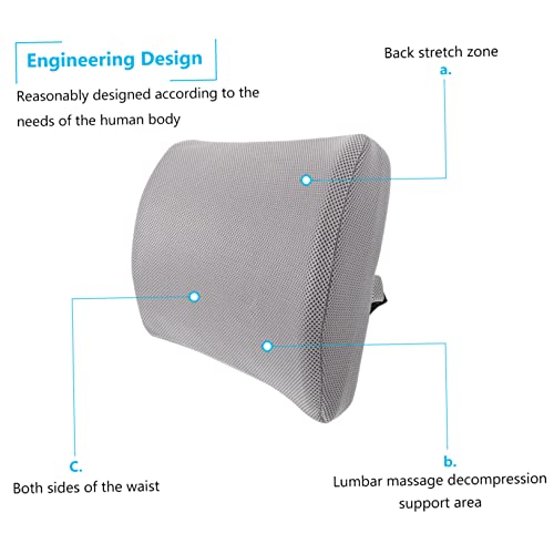 Homoyoyo Comfort Pillow 1pc Waist Pad Waist Pillow Sponge Polyurethane Seat Work Seat Pillow