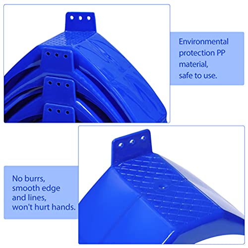 Balacoo 30Pcs Dove Rest Stand Lightweight Plastic Pigeon Perch Roost Bird Dwelling Stand Support Cage Accessories for Dove Pigeon and Other Birds Blue