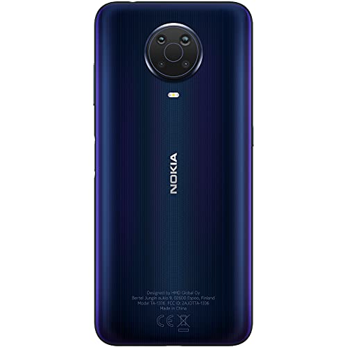 Nokia G20 | Android 11 | Unlocked Smartphone | 3-Day Battery | Dual SIM | US Version | 4/128GB | 6.52-Inch Screen | 48MP Quad Camera | Polar Night