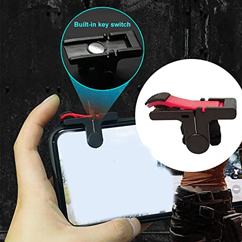 schicj195mm Mobile Game Direction Shooting Controller,Game Controller Gamepad Left Right Mobile Phone Gaming Triggers for PUBG,More Game