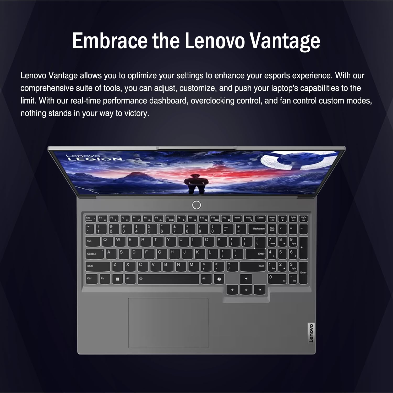 Lenovo Legion Gaming Laptop, 16" QHD+ (2560 x 1600) 165 Hz, Intel i9-14900HX, NVIDIA GeForce RTX 4070, 64GB RAM, 1TB SSD, RGB Backlit Keyboard, Windows 11 Home