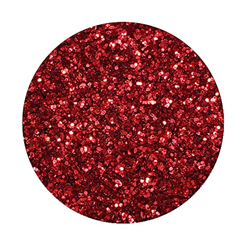 Beautiful Red-Foil-Confetti PopSockets PopGrip: Swappable Grip for Phones & Tablets