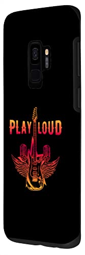 Galaxy S9 Vintage Guitar Player Play Loud Classic Rock and Roll Case