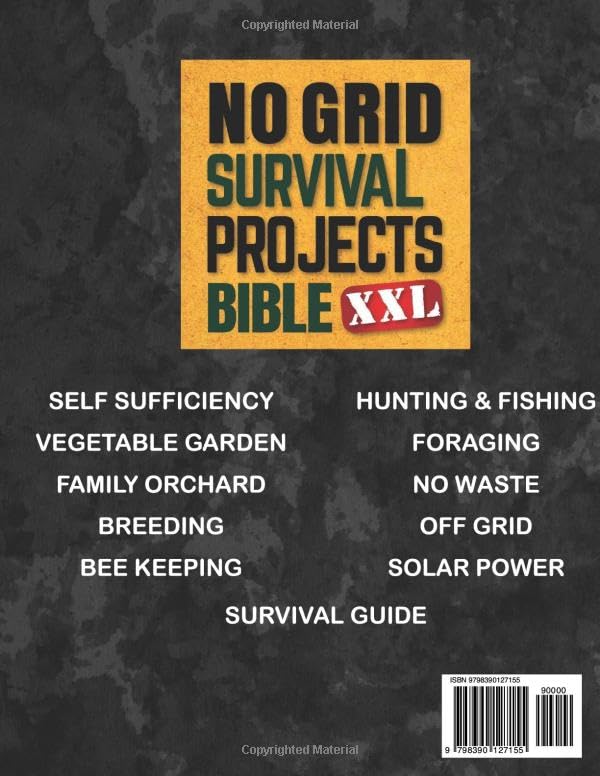 No Grid Survival Projects Bible: [10 in 1] DIY All-In Guide + VIDEO COURSE | Go Self-Sufficient with Tried & Tested Projects for Safe Home, Power, Food Supply to Survive Any Crisis or Recession