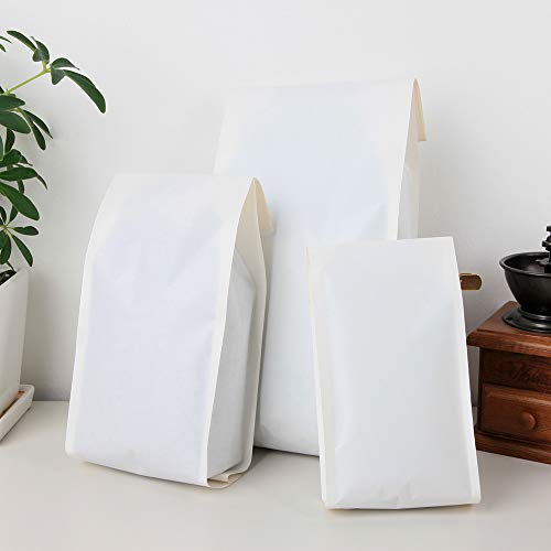 COFFILM Eco Paper Side Gussted Coffee Bag 1kg 32oz / W Valve (50pcs)