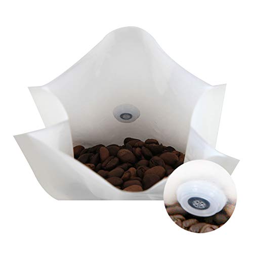 COFFILM Eco Paper Side Gussted Coffee Bag 1kg 32oz / W Valve (50pcs)